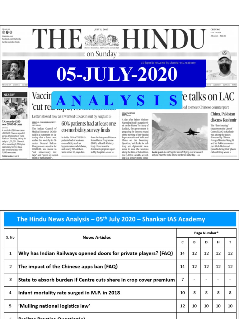 05-07-2020 - Handwritten Notes - Shankar IAS Academy | PDF