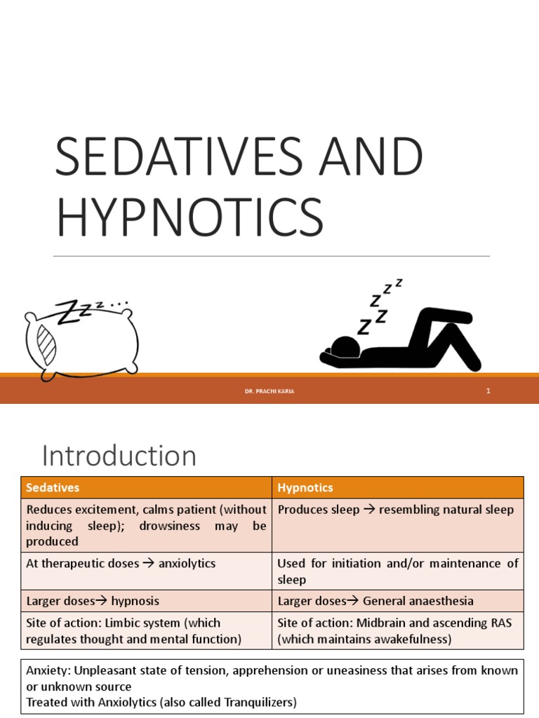 3.sedative and Hypnotics | PDF | Benzodiazepine | Sleep