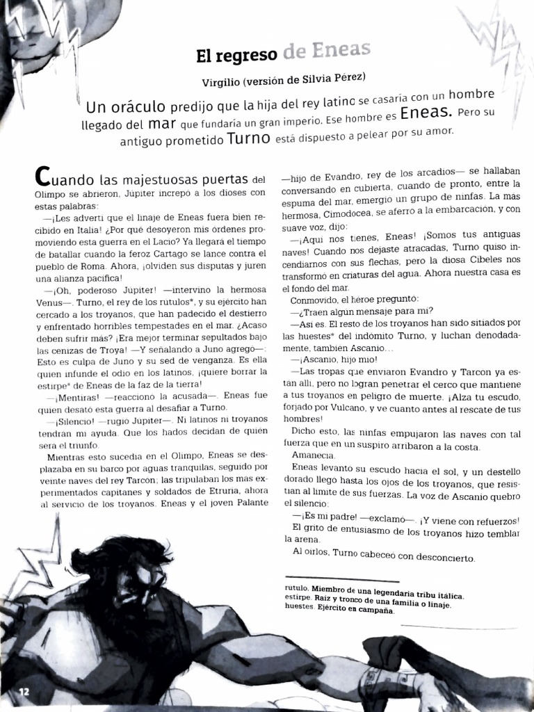 El Regreso de Eneas (Selección Épica) | PDF | Eneas | Mitología romana