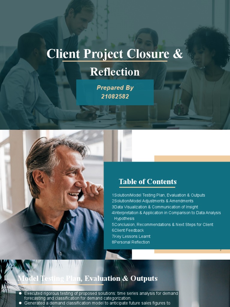 Barish Client Project Closure Reflection | PDF | Forecasting | Cybernetics