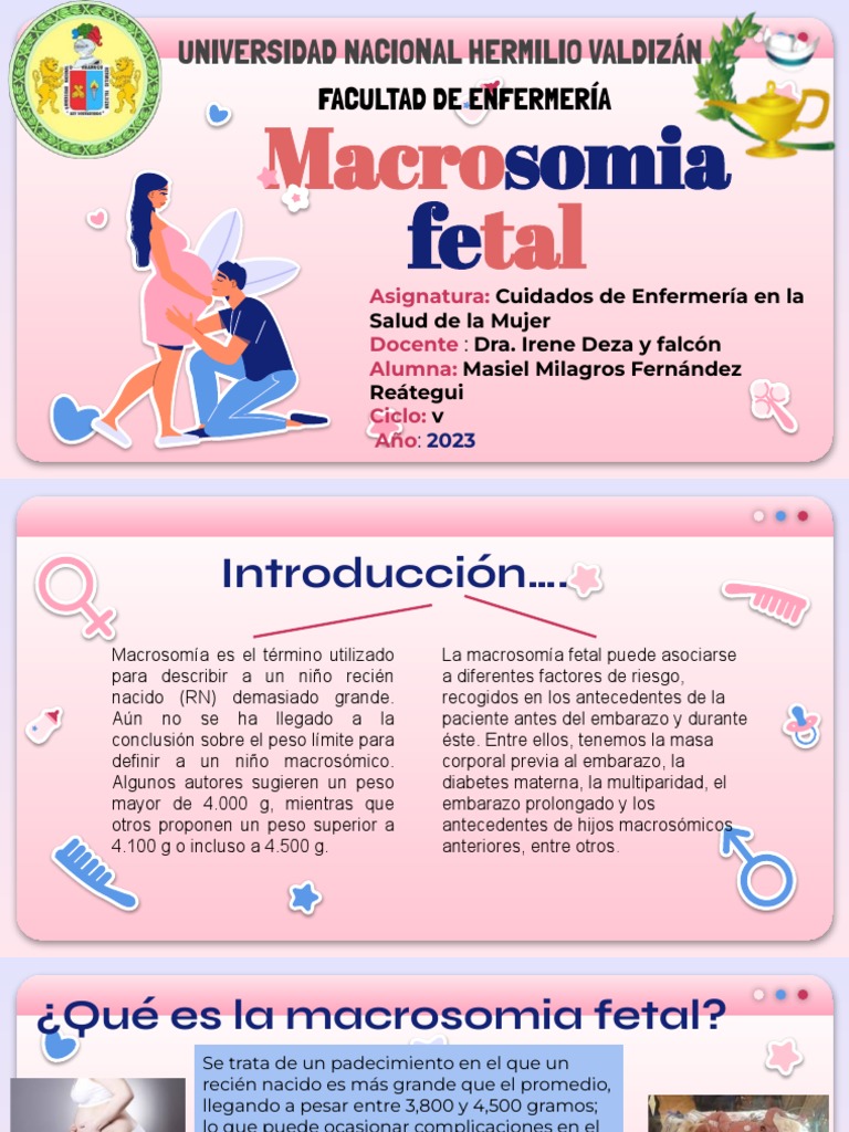 Macrosomia Fetal | PDF | Parto | El embarazo
