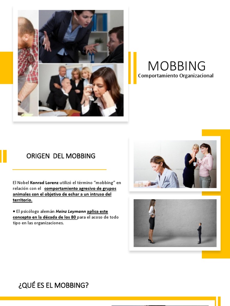 MOBBING | PDF | Intimidación | Depresión (estado de ánimo)
