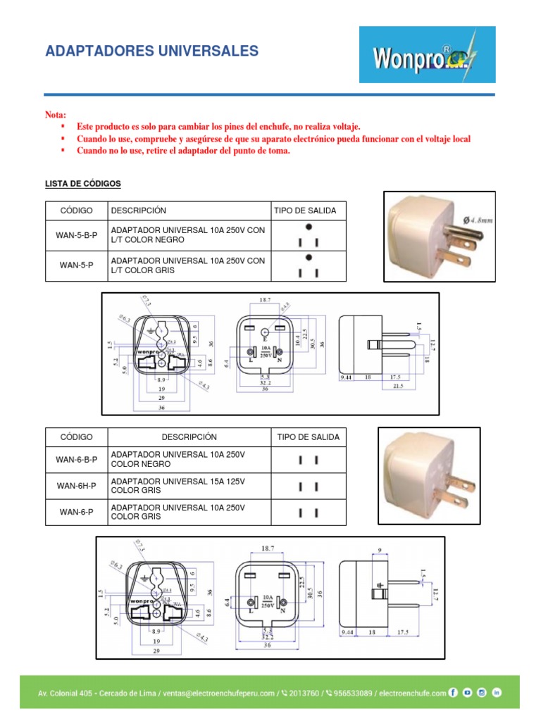 Wonpro Catálogo | PDF