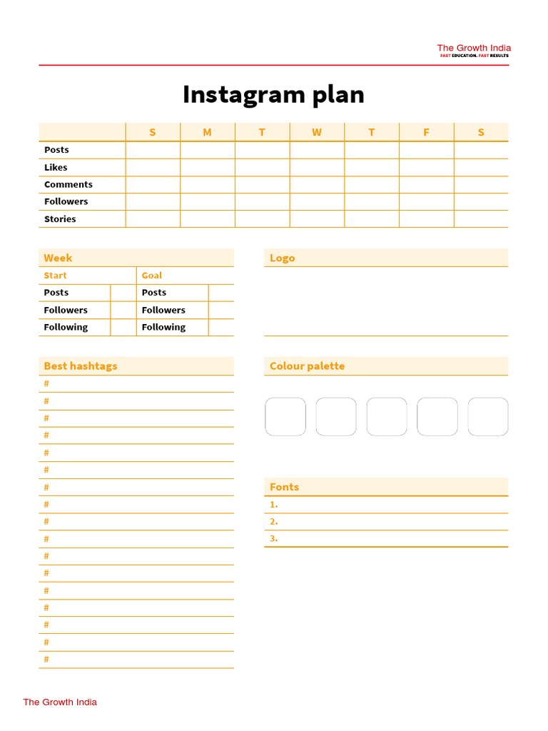 0064 - U6 Instagram Plan | PDF