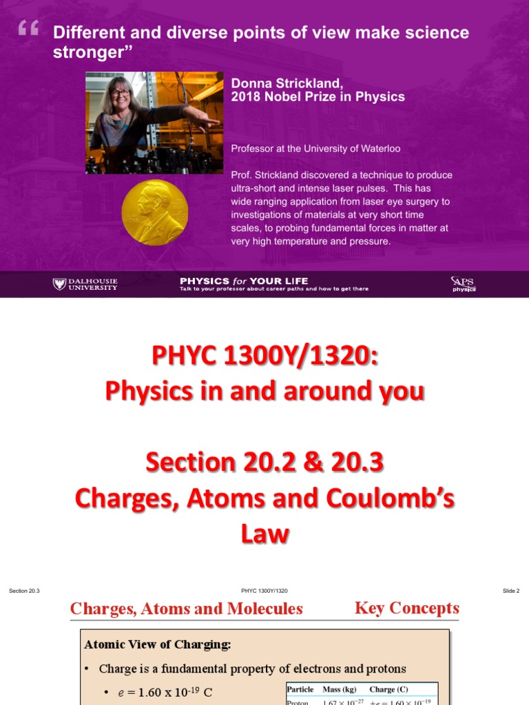 20 - Section 20.2 and 20.3 Slides 2023 Nopolls | PDF | Electric Charge ...
