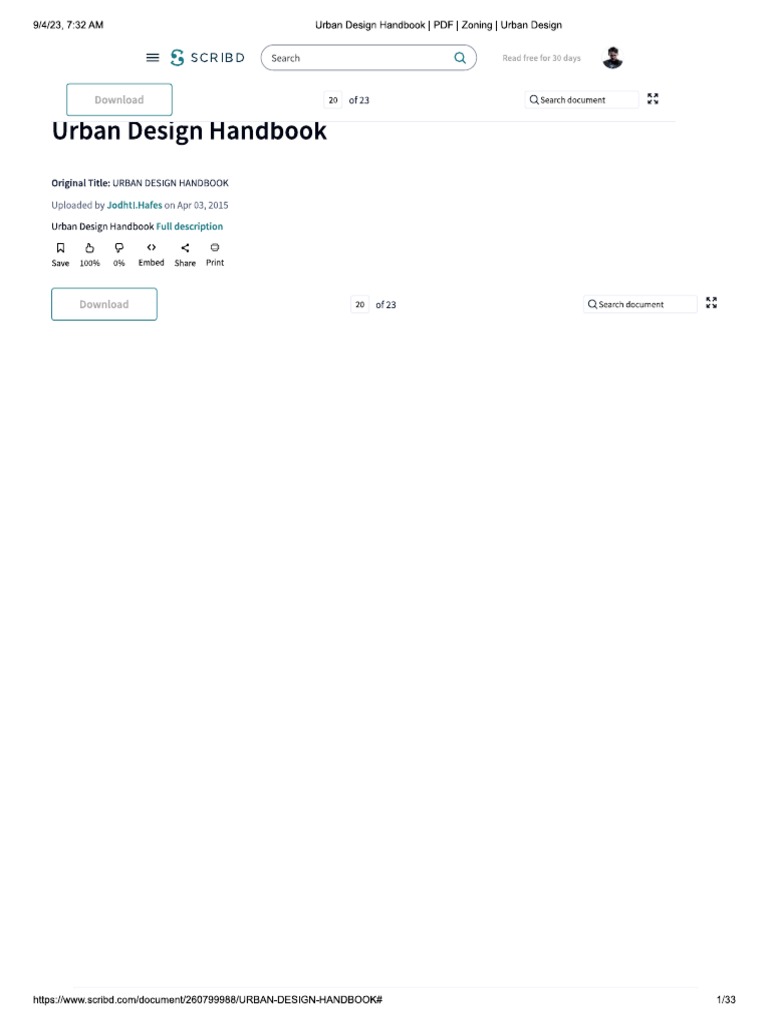 Urban Design Handbook - PDF - Zoning - Urban Design | PDF