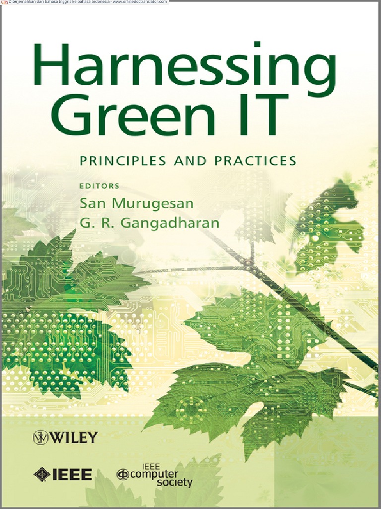 San Murugesan, G. R. Gangadharan (Editors) - Harnessing Green IT - Principles and Practices ...