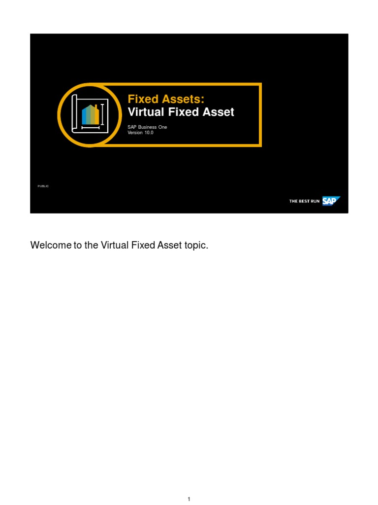 10 FixedAsset 12 FixedAsset Intro Virtual Asset | PDF | Software | Business