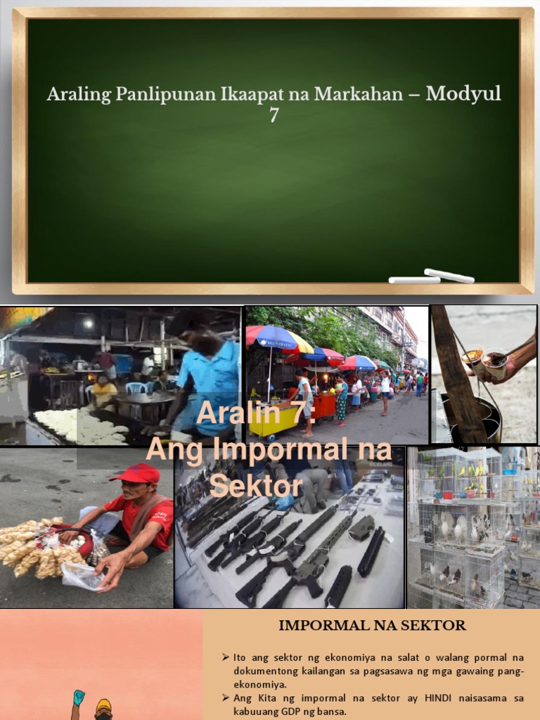 4th - Week 8 - Impormal Na Sektor | PDF