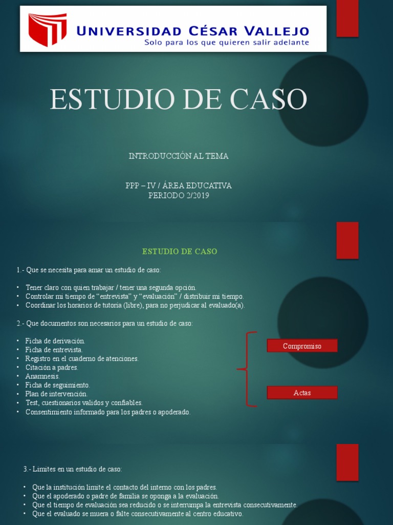 Estudio de Caso | PDF | Caso de estudio