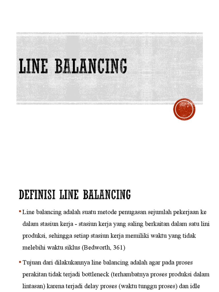 Line Balancing | PDF
