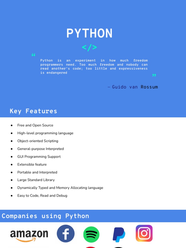 Python | PDF | Class (Computer Programming) | Object Oriented Programming Python | PDF | Class (Computer Programming) | Object Oriented Programming
