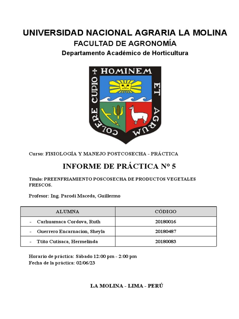 Informe 5 | PDF | Agua | Calor