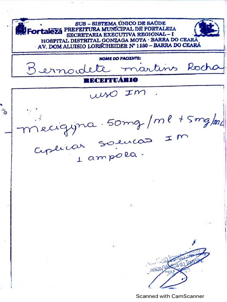 Receita Injeção | PDF