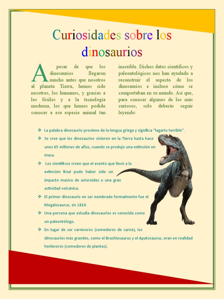A22T Dinosaurios | PDF