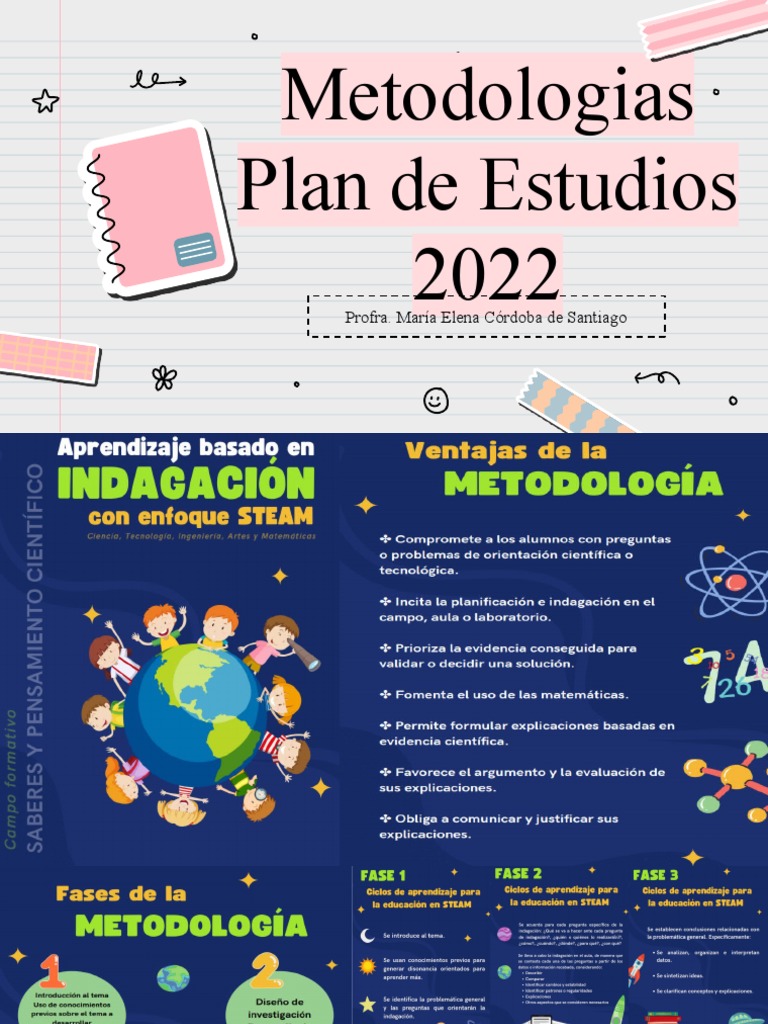 Metodologias Plan de Estudios 2022 | PDF | Planets | Solar System