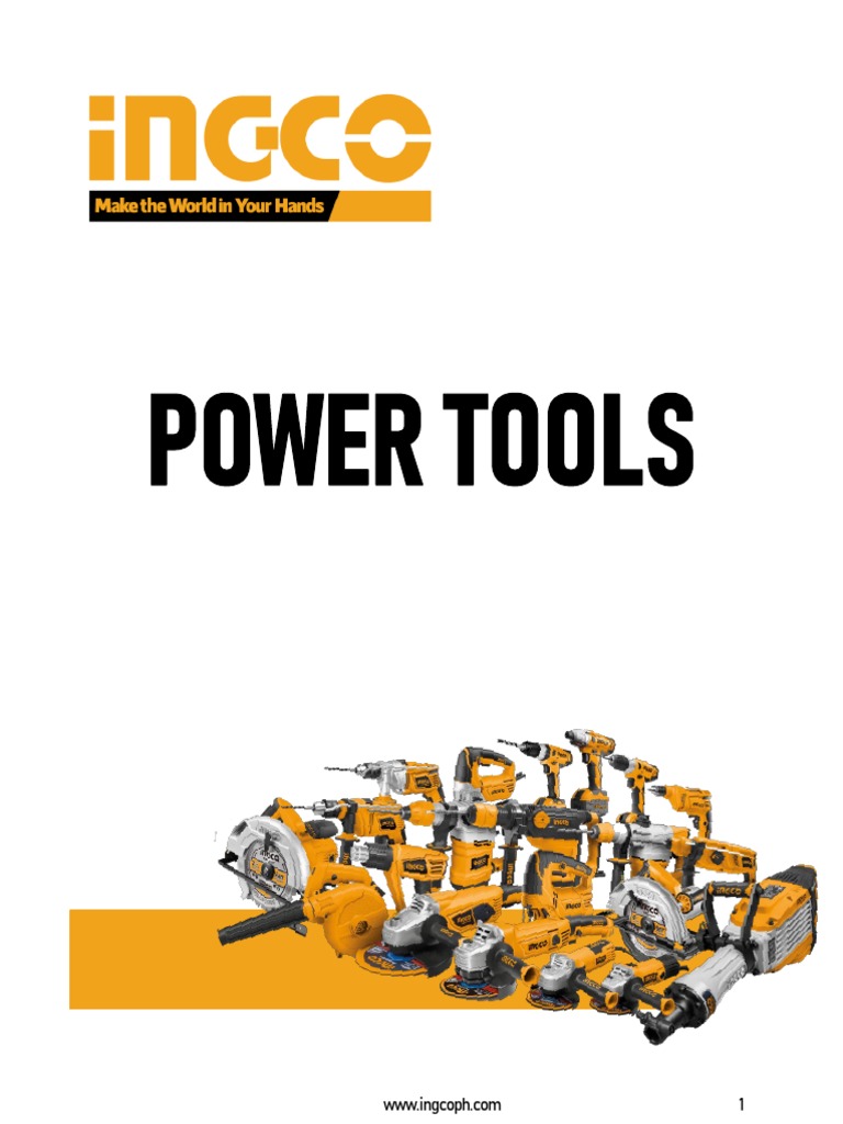 Ingco Tools Price List 2025 | PDF | Vacuum Cleaner | Drill