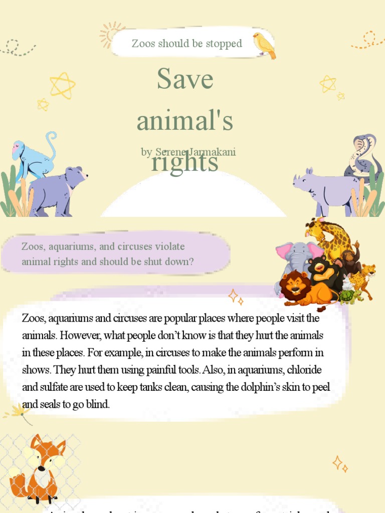 Zoos Should Be Stoped | PDF
