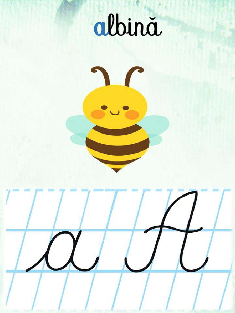 Planse Literele Alfabetuluiclasa I | PDF