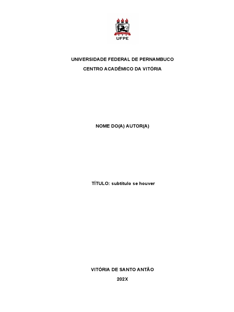 Modelo TCC Formato Artigo 2023 | PDF | Abstract (resumo) | Brasil