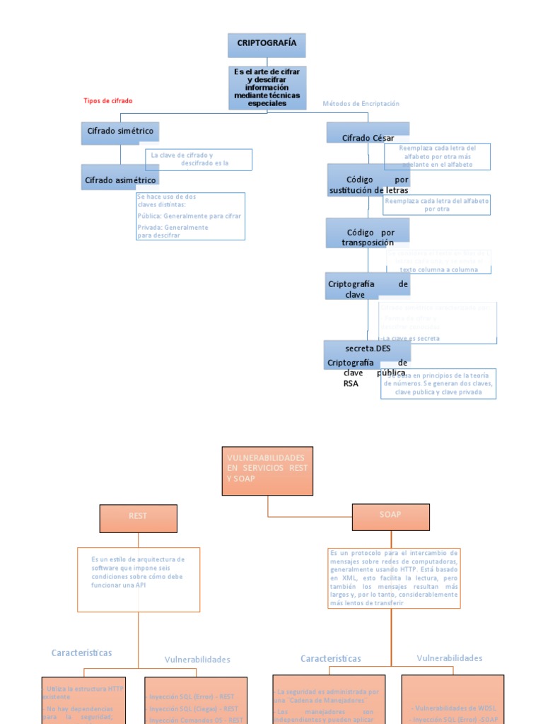 Mapas Conceptuales | PDF | Cifrado | Clave (criptografía)