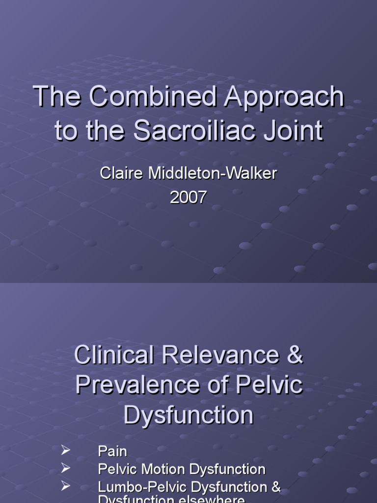 Combined Approach To The SIJ | PDF | Pelvis | Anatomical Terms Of Motion Combined Approach To The SIJ | PDF | Pelvis | Anatomical Terms Of Motion