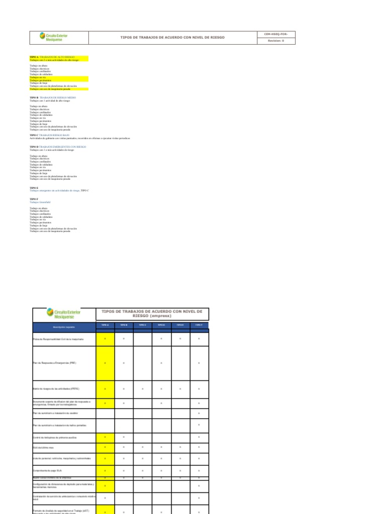 02 Formato de Requisitos Aplicables Safety | PDF | Transporte