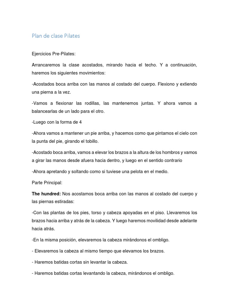 Plan de Clase Modificado | PDF