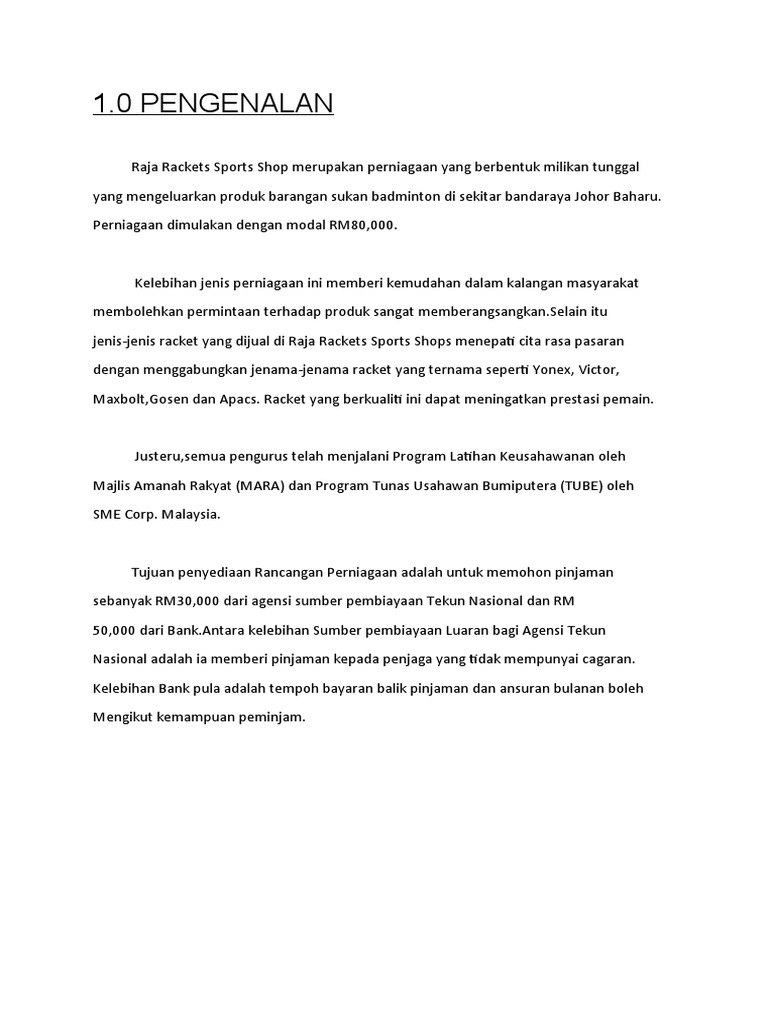 1.0 Pengenalan (Raja) | PDF