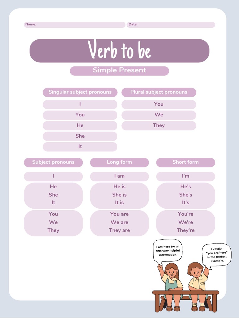 Verb To Be Pdf Morphology Human Communication