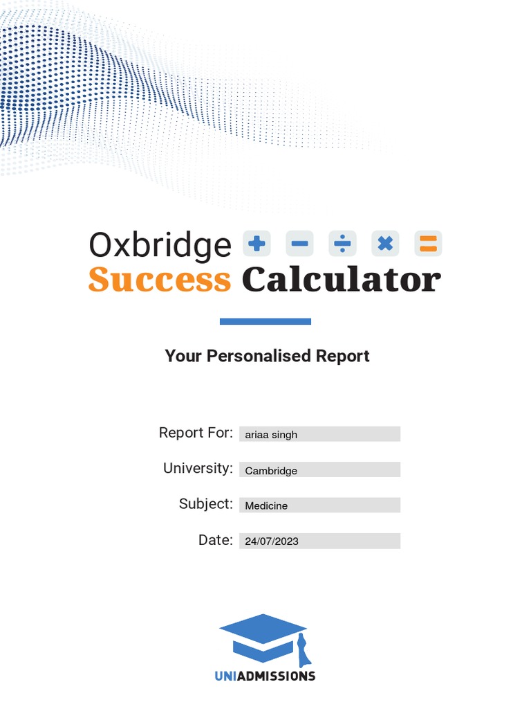 Success Calculator Report | Download Free PDF | Gce Advanced Level ...