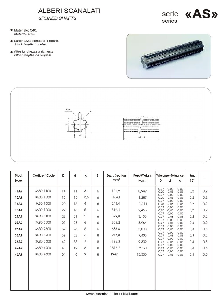 Catalogo Alberi Scanlati AS | PDF