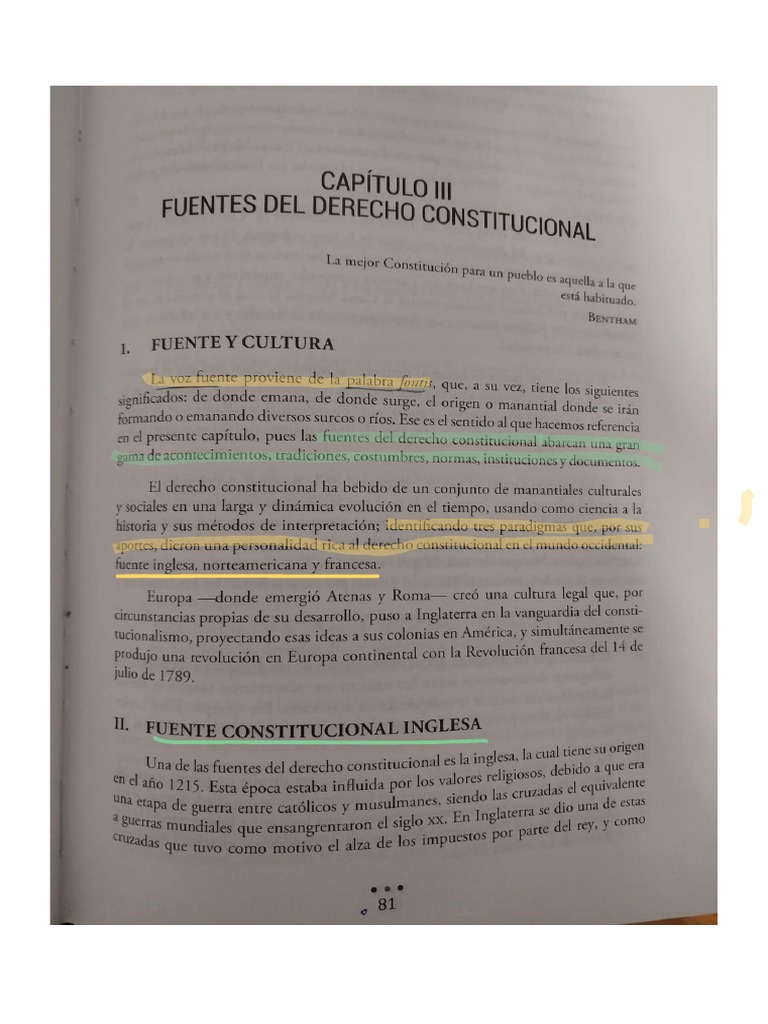TRATADO DE DERECHO CONSTITUCIONAL CAPÍTULO III | PDF