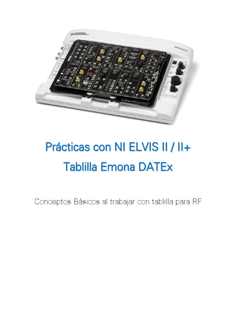 Emona DATEx Conceptos Basicos | PDF | Reliability Engineering | Application Software