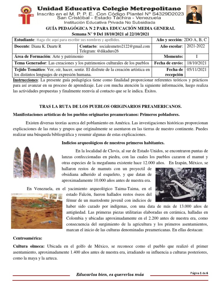 Guía Pedagógica 2 Arte y Patrimonio 2 DD | PDF | Civilización maya | Pirámide
