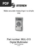 M1 Milliohm Meter User Manual | PDF | Electrical Connector | Memory