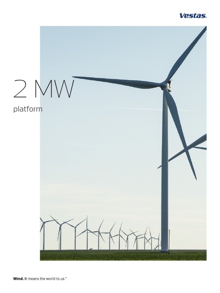 2MW Platform Brochure | PDF | Wind Turbine | Wind Power