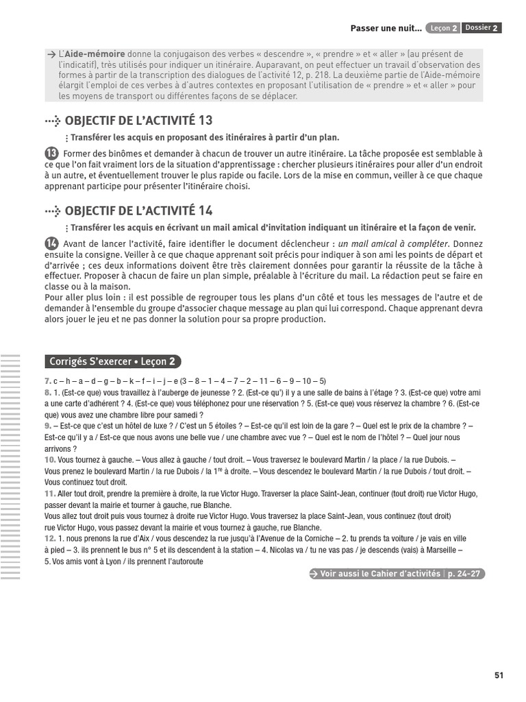 French A1 Guide 2 Pdf Genre Grammatical Syllabe