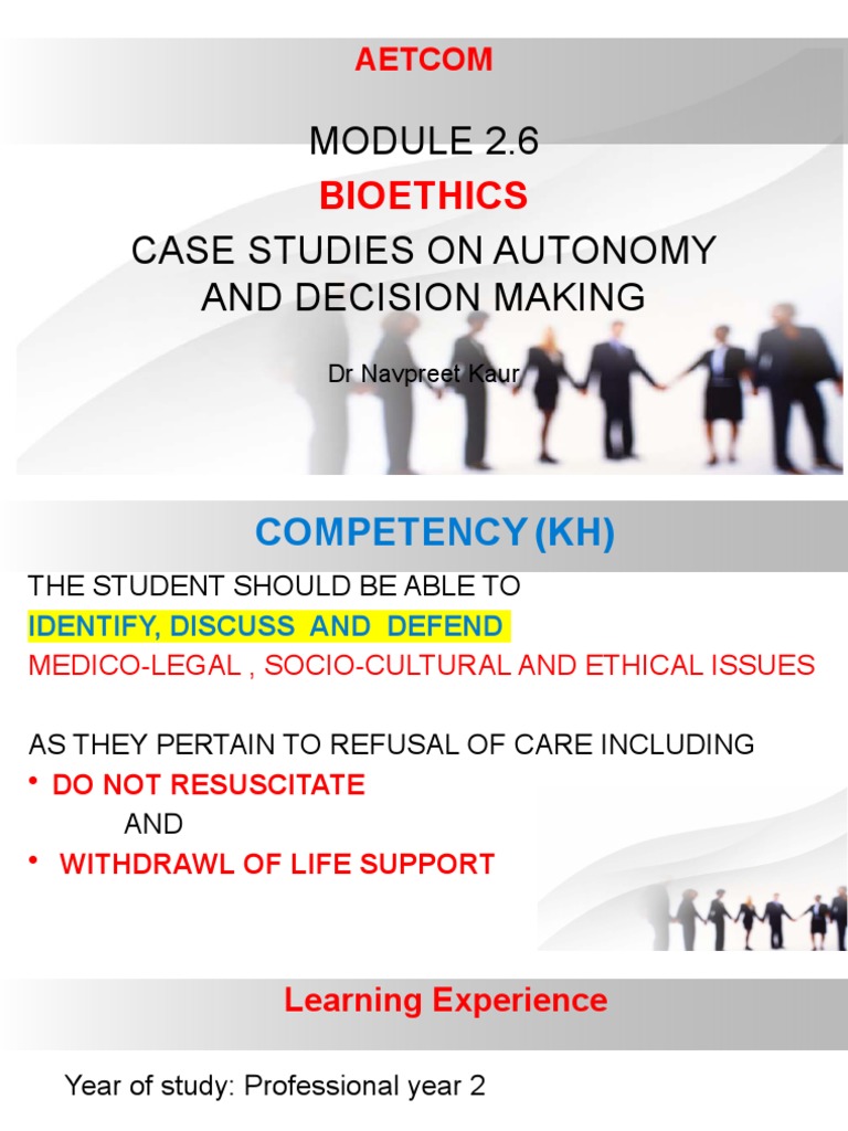 MBBS: AETCOM - Bioethics: Module 2.6 | PDF | Medicine | Health Care