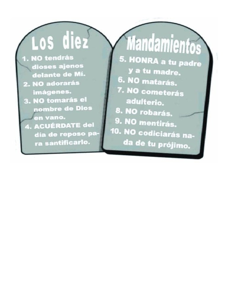 10 mandamientos | PDF