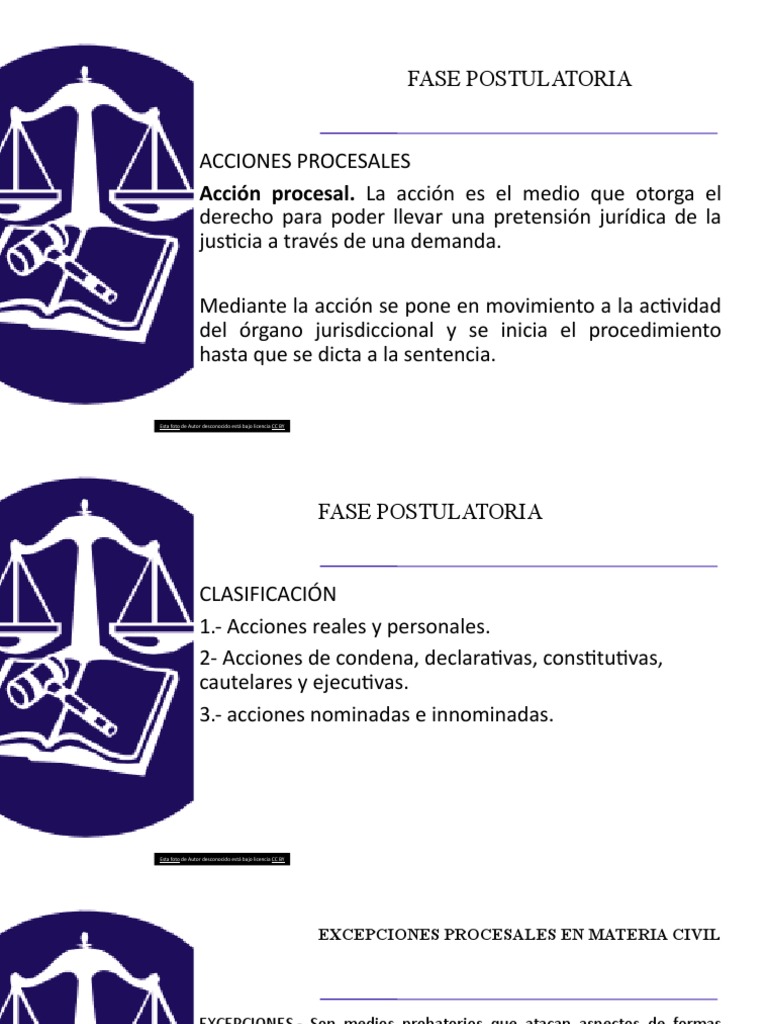 Acciones y Excepciones | PDF | Ley procesal | Gobierno
