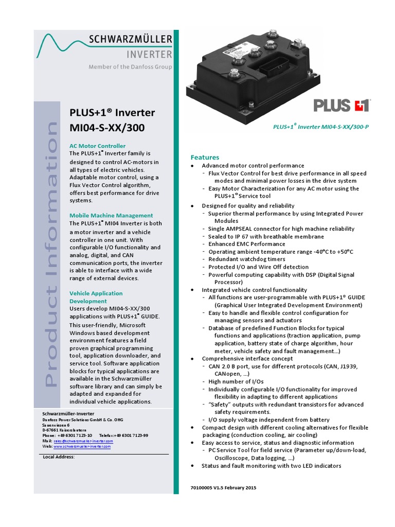 Product - Information - MI04-S-XX-300 V1.5 | PDF | Electric Motor ...