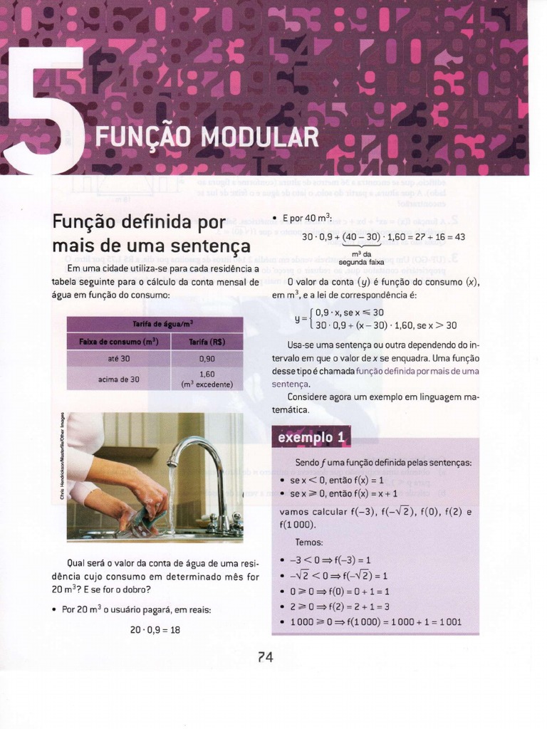 Cap 5 - Função Modular | PDF | Equações | Função (Matemática)
