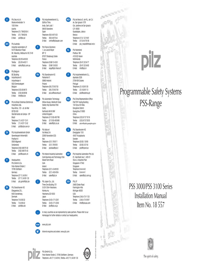 PSS 3000/3100 Installation Manual | PDF | Safety | Electrical Wiring