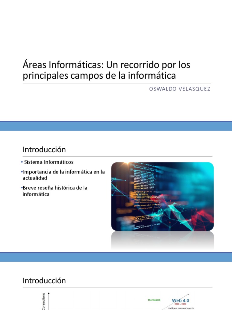 Principales Áreas de la Informática | PDF | Inteligencia artificial ...