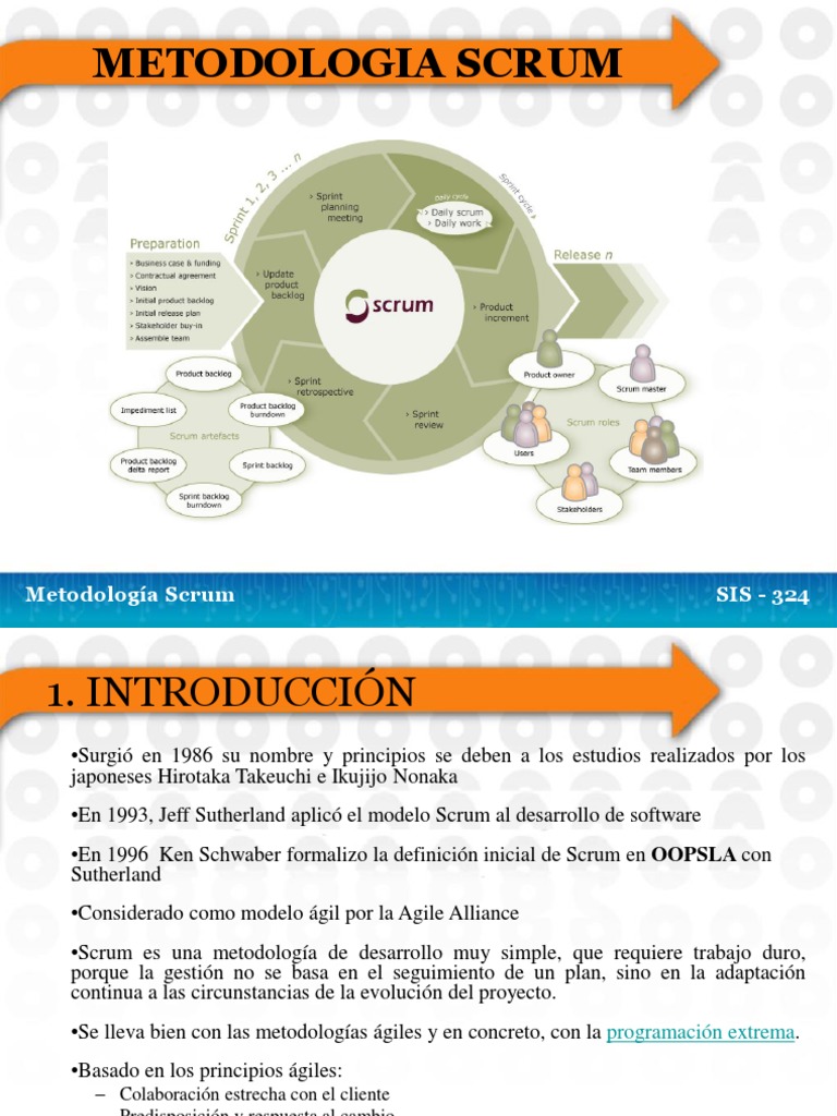 Presentacion Scrum | PDF | Scrum (desarrollo de software) | Software