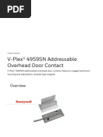 Sentrol 1078 1076 Series Magnetic Contacts Data Sheet | PDF | Switch ...
