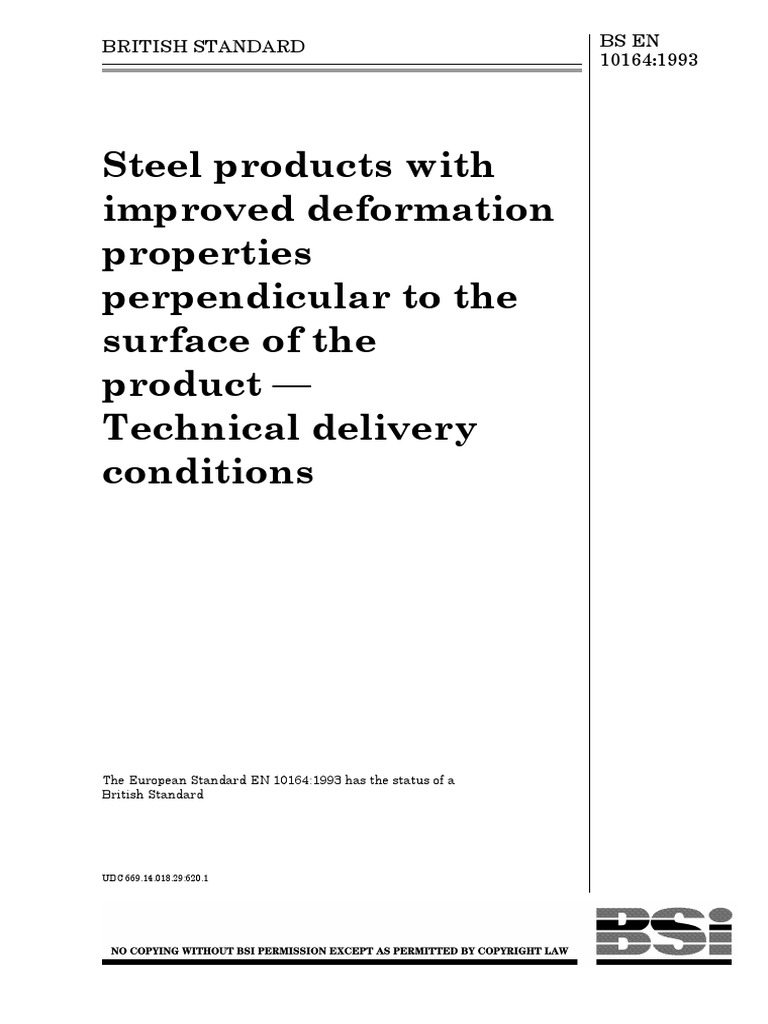 En 10164 | PDF | Regulation