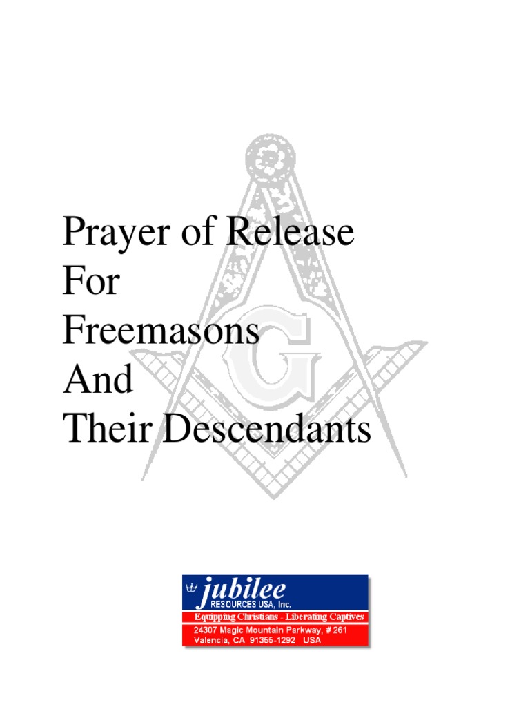 Freemasonry Prayer of Release | Download Free PDF | Freemasonry | Prayer