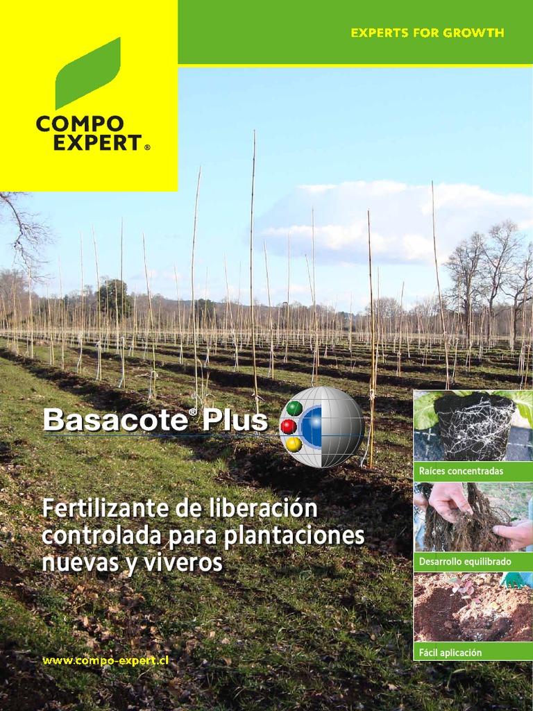 Basacote Plus 6M Aplicacion | PDF | Nutrientes | Fertilizante
